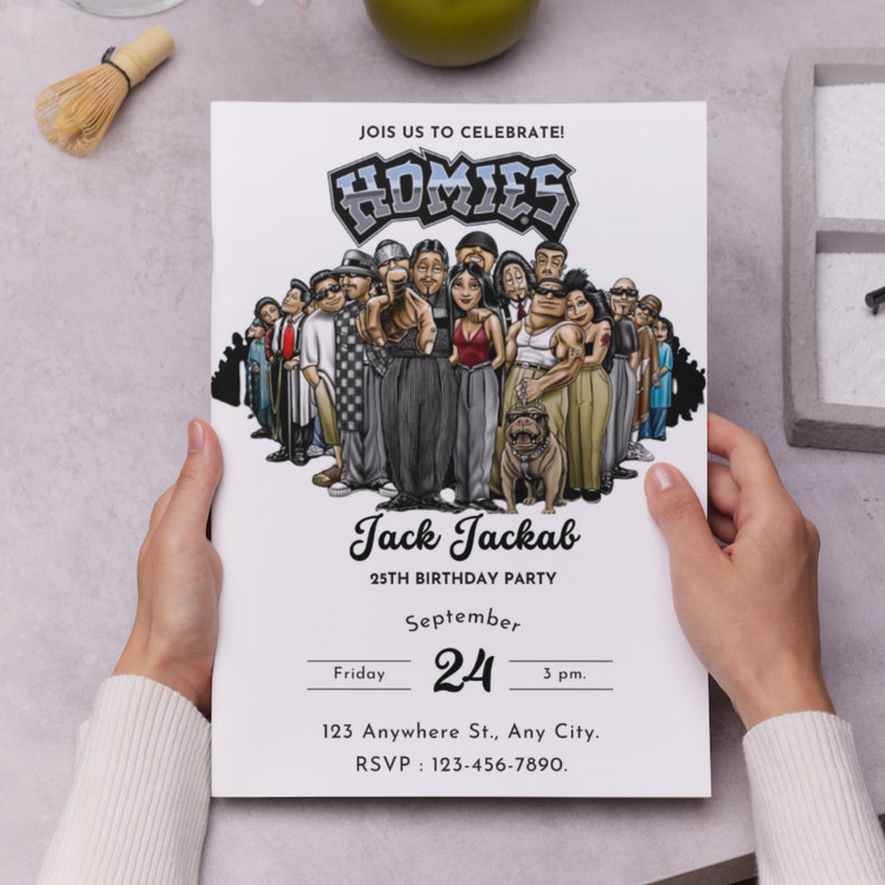 Editable Cholo Birthday Invitation: Printable Kids Party Invite - Etsy