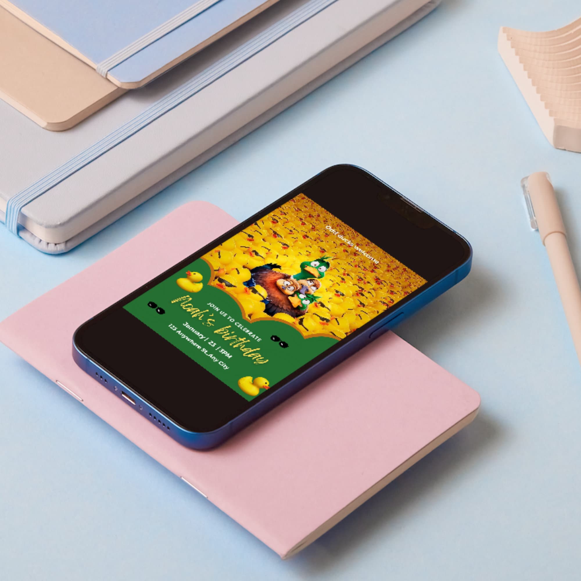 Editable Migration Birthday Invitation, Printable Migration Invitation ...