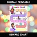 Gabby Dollhouse Reward Chart, Printable Gabby Behavior Chart, Digital ...