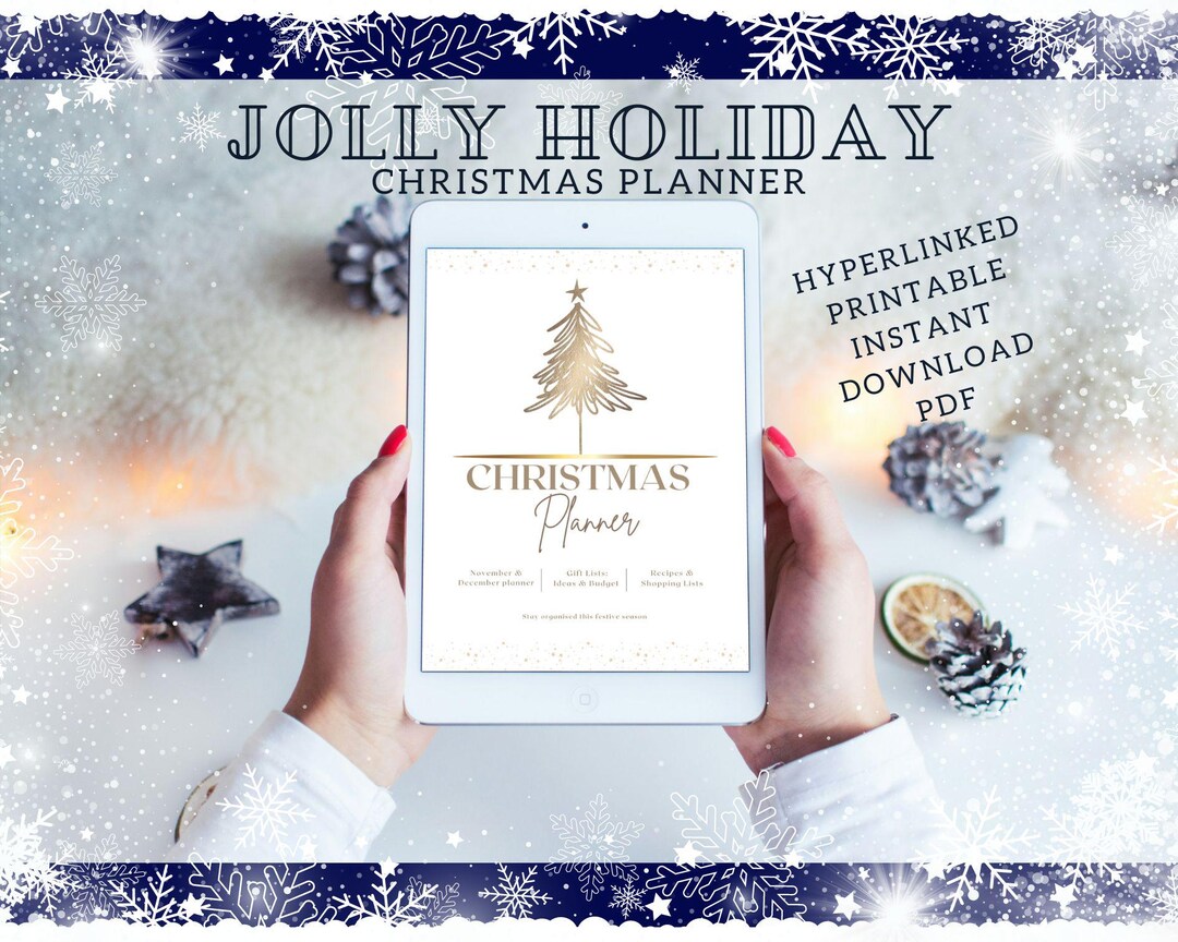 Christmas Planner PDF Printable Holiday Planner With Budget, Gift ...