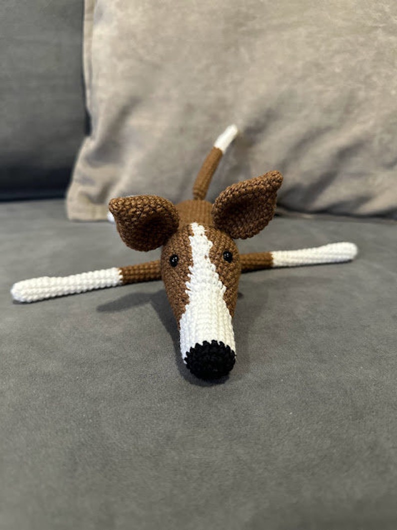 Whippet, Italian Greyhound Crochet Plush Unique Gift for Dog Owners - Etsy