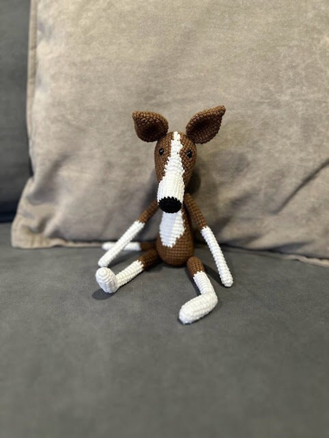 Whippet, Italian Greyhound Crochet Plush Unique Gift for Dog Owners - Etsy