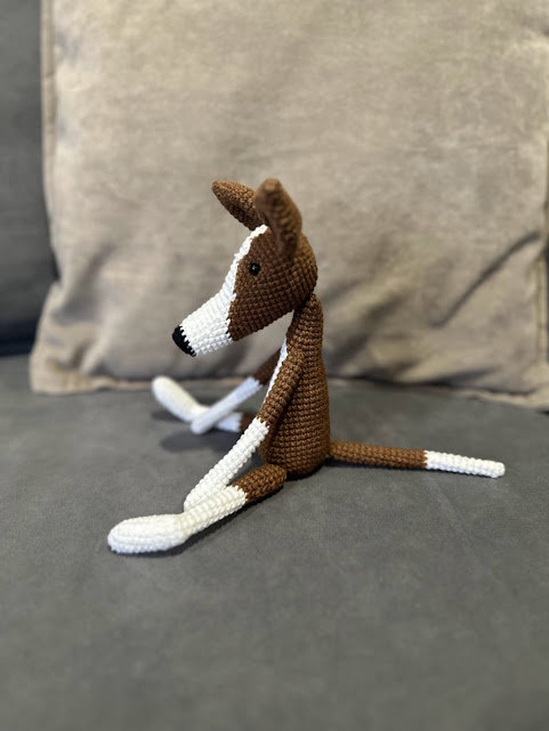 Whippet, Italian Greyhound Crochet Plush Unique Gift for Dog Owners - Etsy