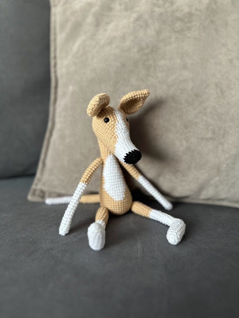 Greyhound Stuffed Toy A Perfect Gift for Dog Lovers Made to Order - Etsy
