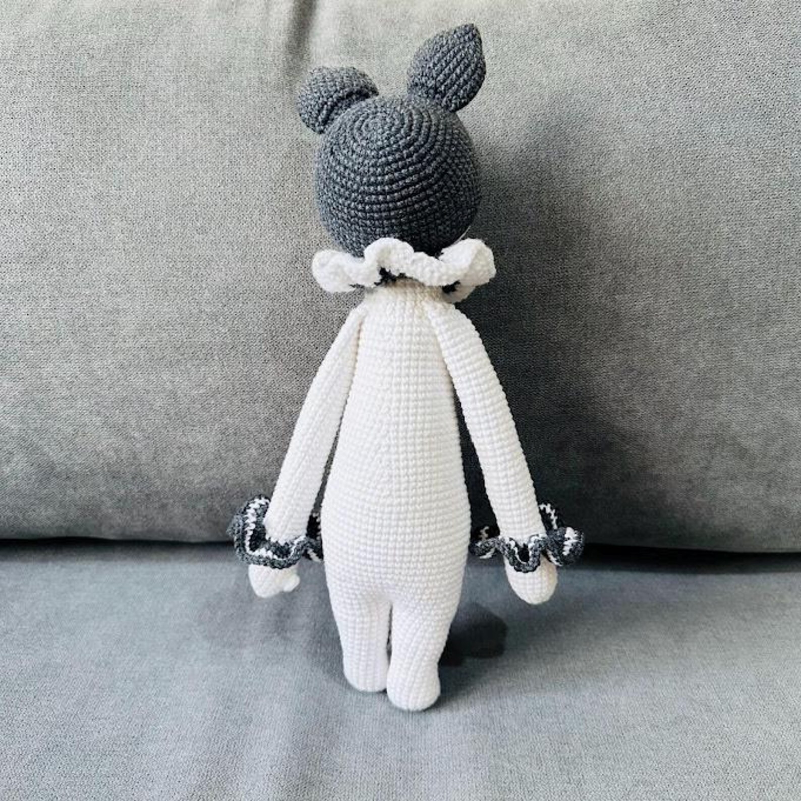 Pierrot Doll With Ears: Plush Mime Clown Gift - Etsy
