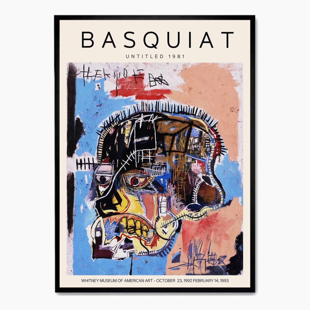 Basquiat Poster Untitled Jean Michel Basquiat Scull Print Pop Art ...