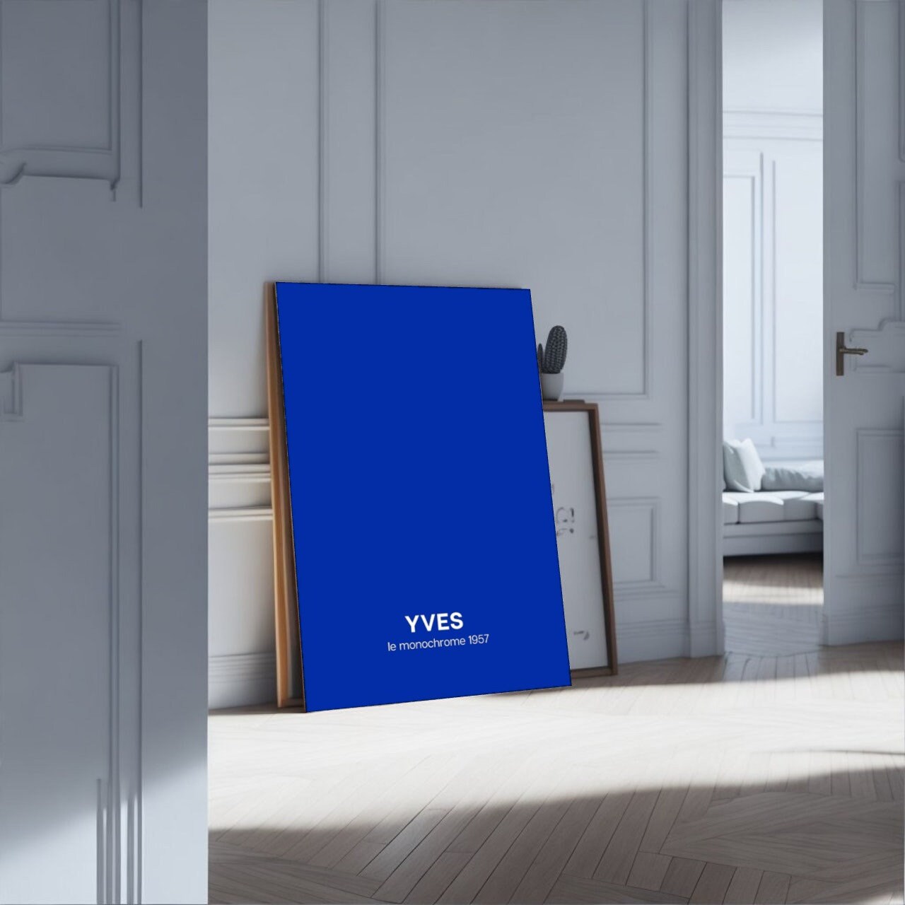 Yves Klein Blue Monochrome Poster Modern Art Mid Century Modern - Etsy