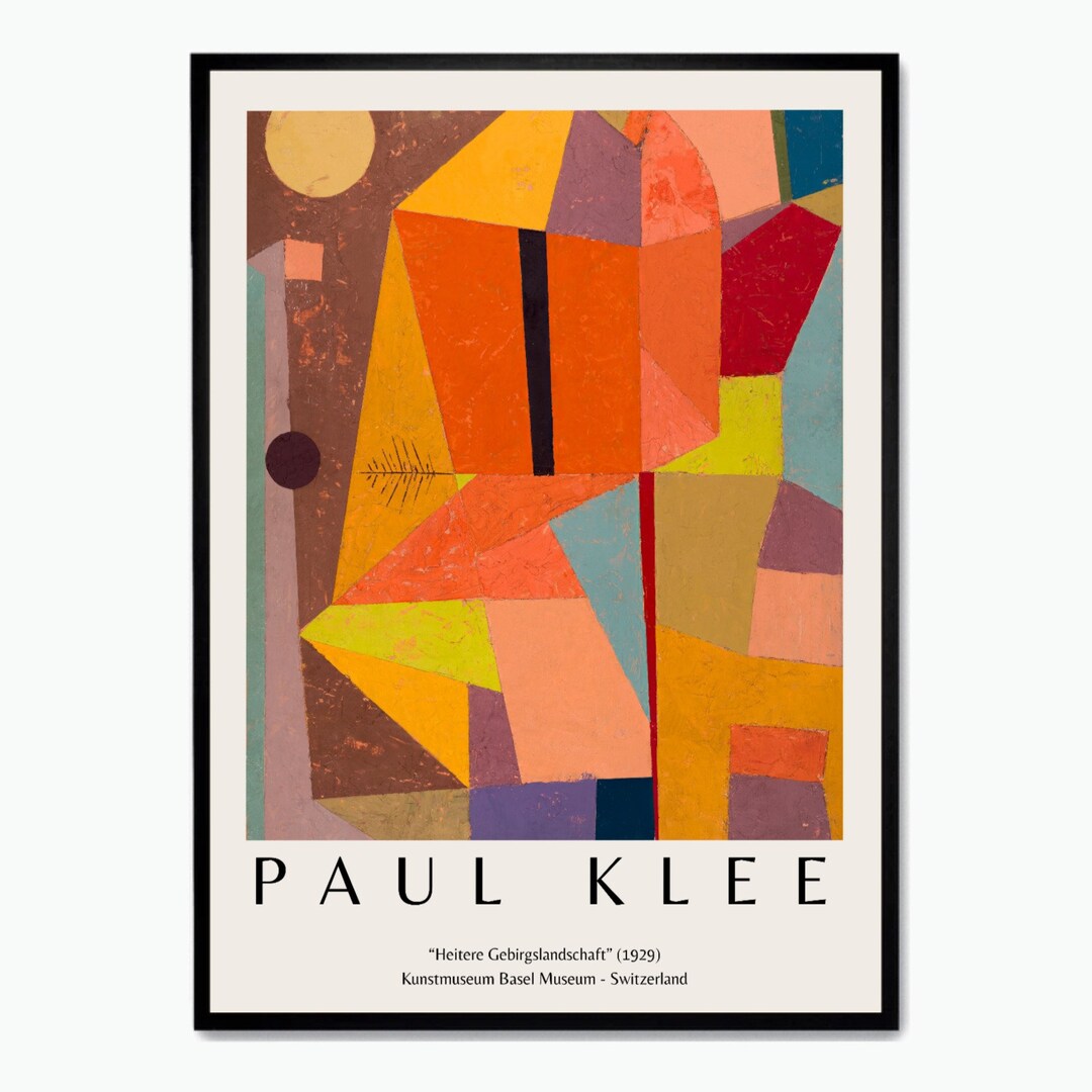 Paul Klee Exhibition Print Paul Klee Museum Poster Vintage Poster Klee ...