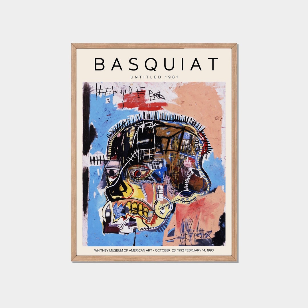 Basquiat Poster Untitled Jean Michel Basquiat Scull Print Pop Art ...