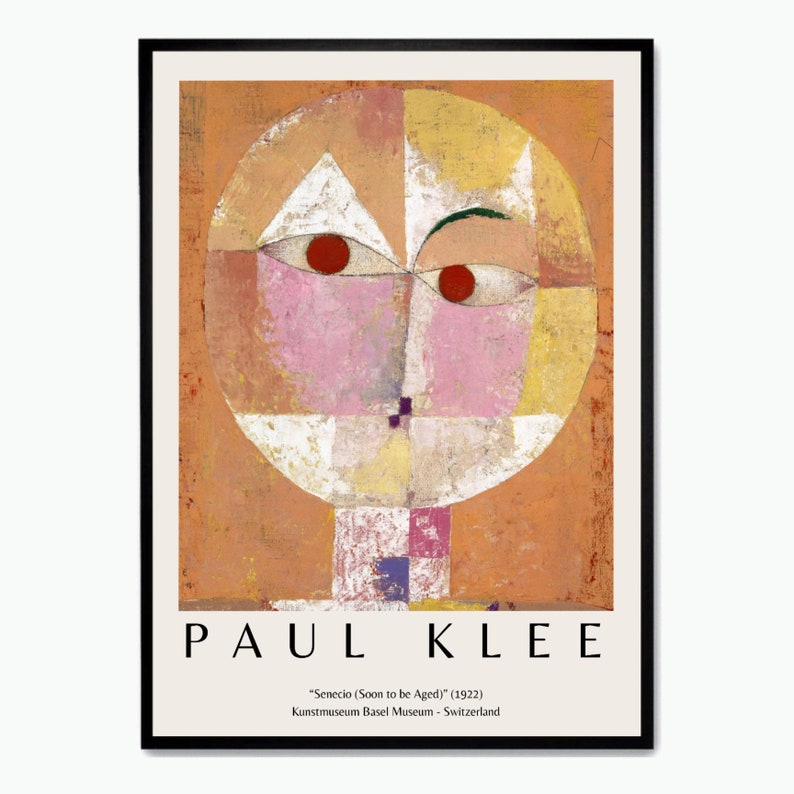 Paul Klee Poster Paul Klee Exhibition Poster Vintage Print Klee Wall ...