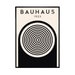 Bauhaus White Radius Poster Bauhaus Vintage Print Abstract Wall Art ...