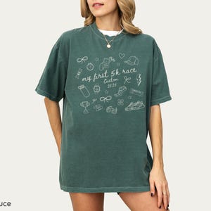 Personalized 5K Running Shirt, Custom First 5K Running Motivation Gift ...