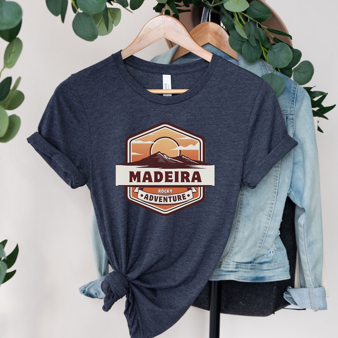 Madeira T-shirt, Madeira Island Trip T-shirt, Portugal Island Holiday ...