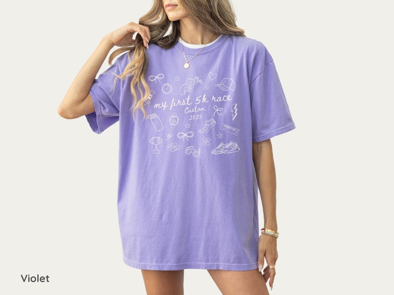 Personalized 5K Running Shirt, Custom First 5K Running Motivation Gift ...