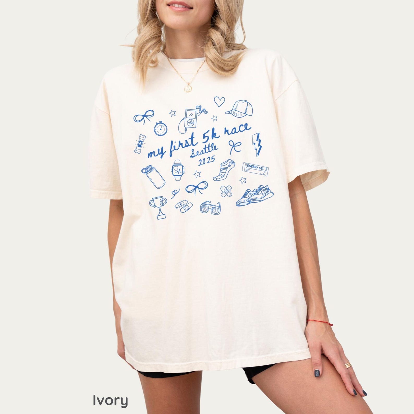 Personalized 5K Running Shirt, Custom First 5K Running Motivation Gift ...