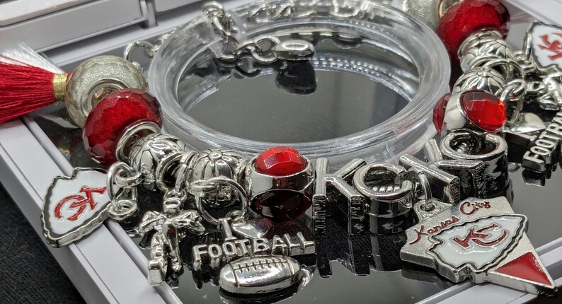 Kansas City Chiefs Football Team Bracelet (style C) - Etsy