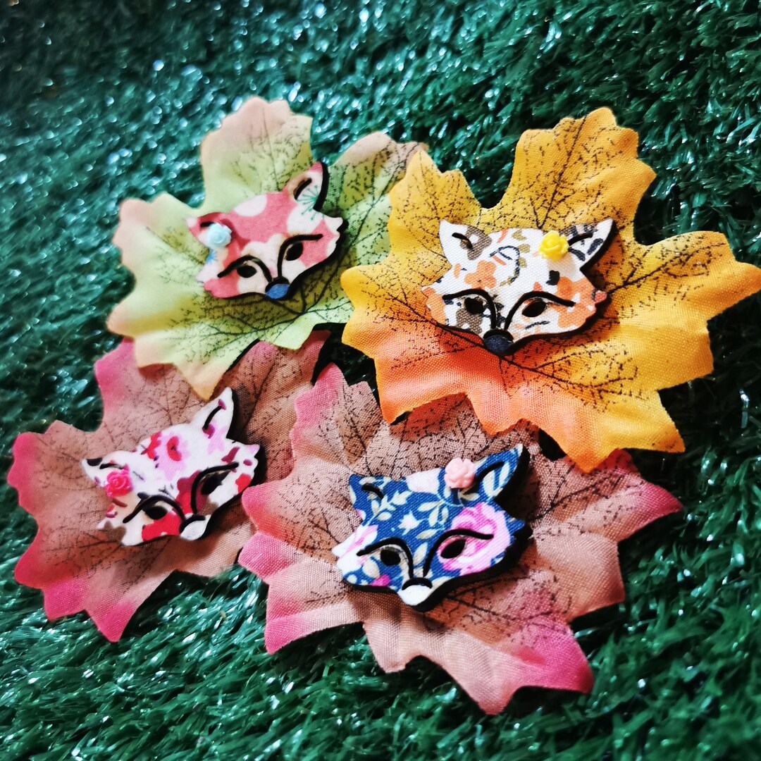 Fox Pin - Etsy