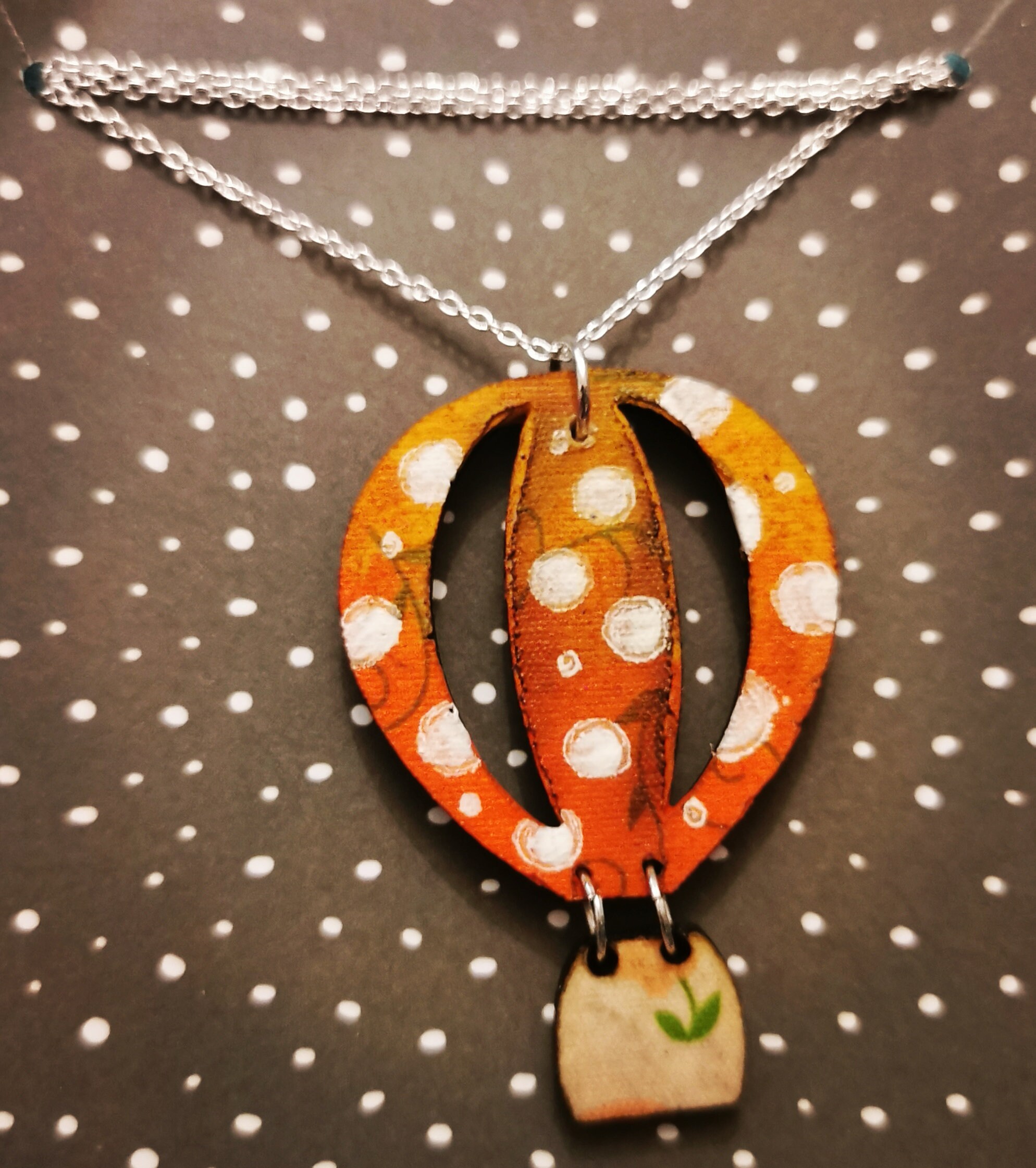 Hot Air Balloon Necklace - Etsy