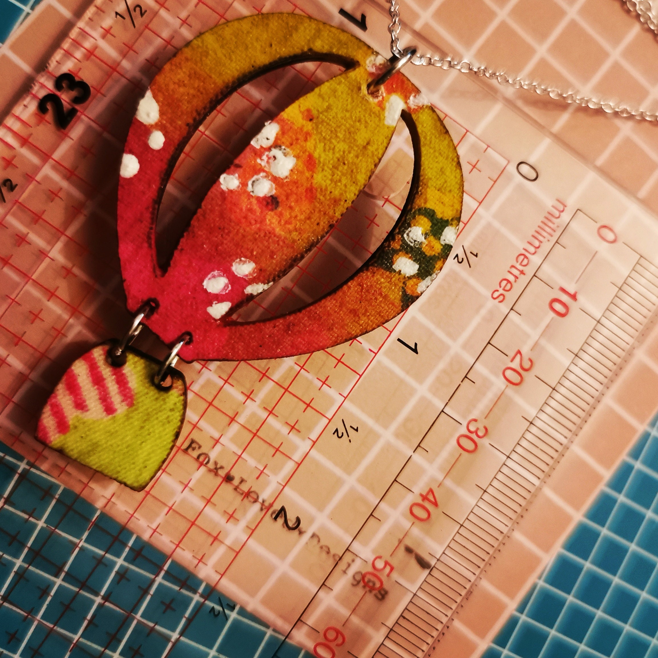 Hot Air Balloon Necklace - Etsy