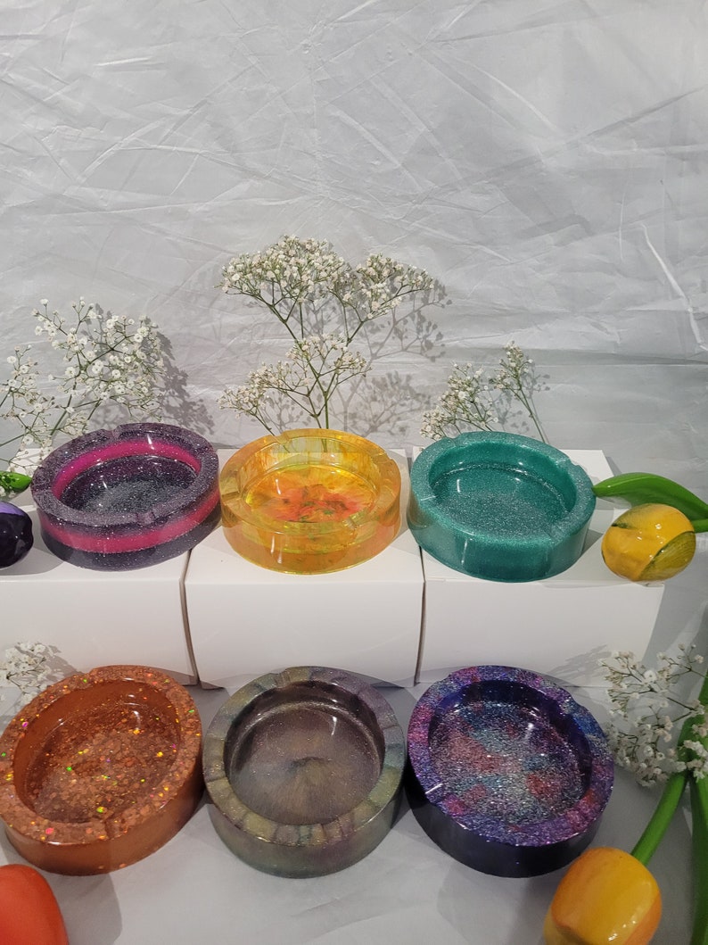 Resin Ashtrays - Etsy