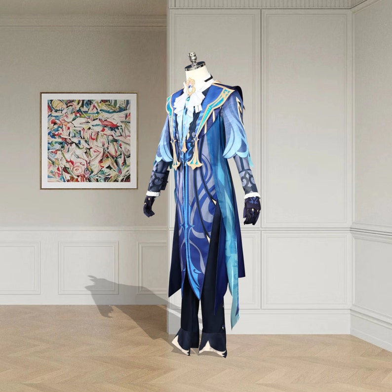 Genshin Impact Neuvillette Cosplay Costume Halloween Party Costumes ...