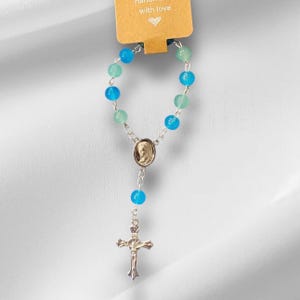 Sacred Heart Mini Rosary,mother of Mercy/divine Mercy One Decade Rosary ...