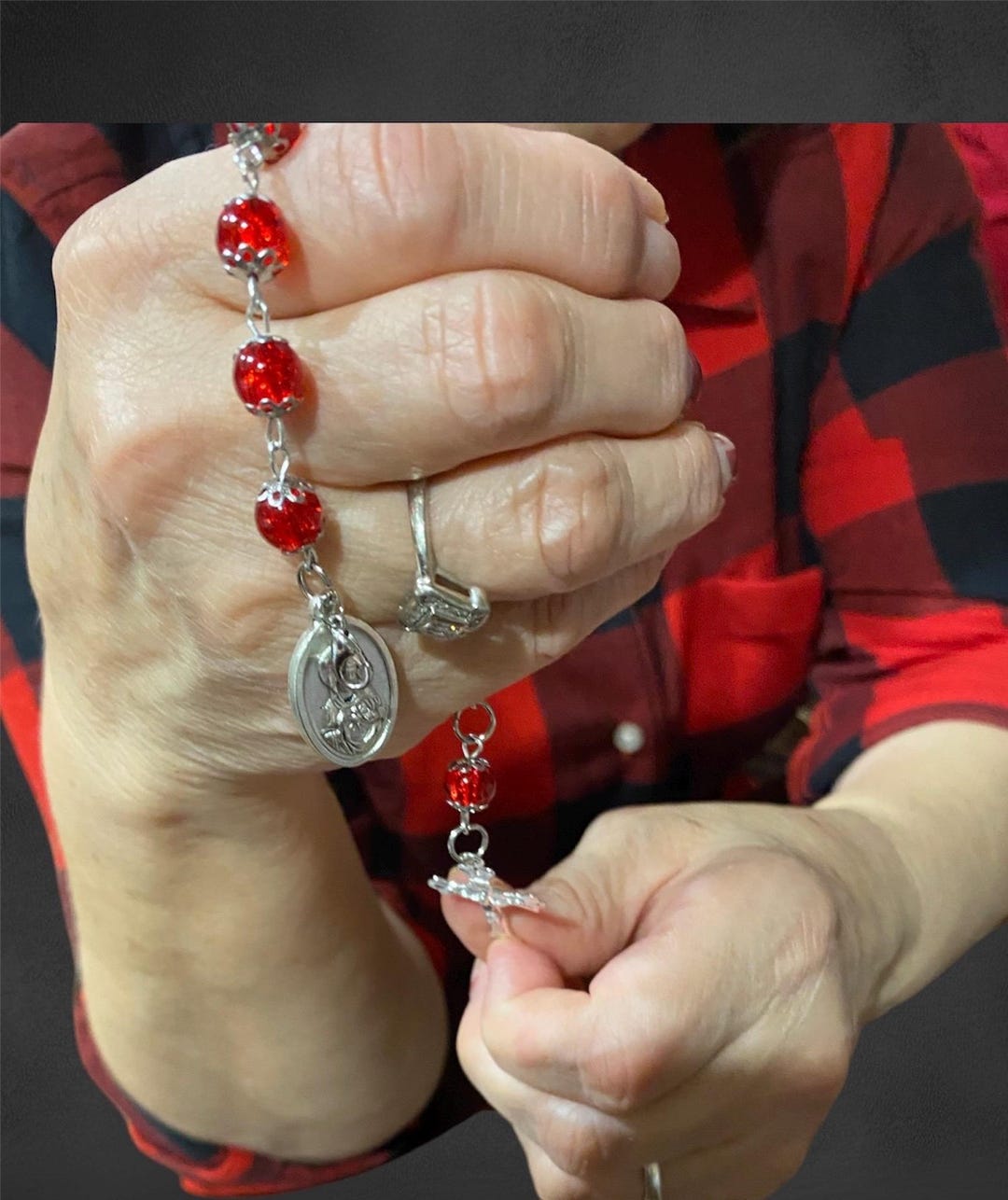 Elegant Immaculate Heart of Mary One-decade Rosary Chain – Mini ...