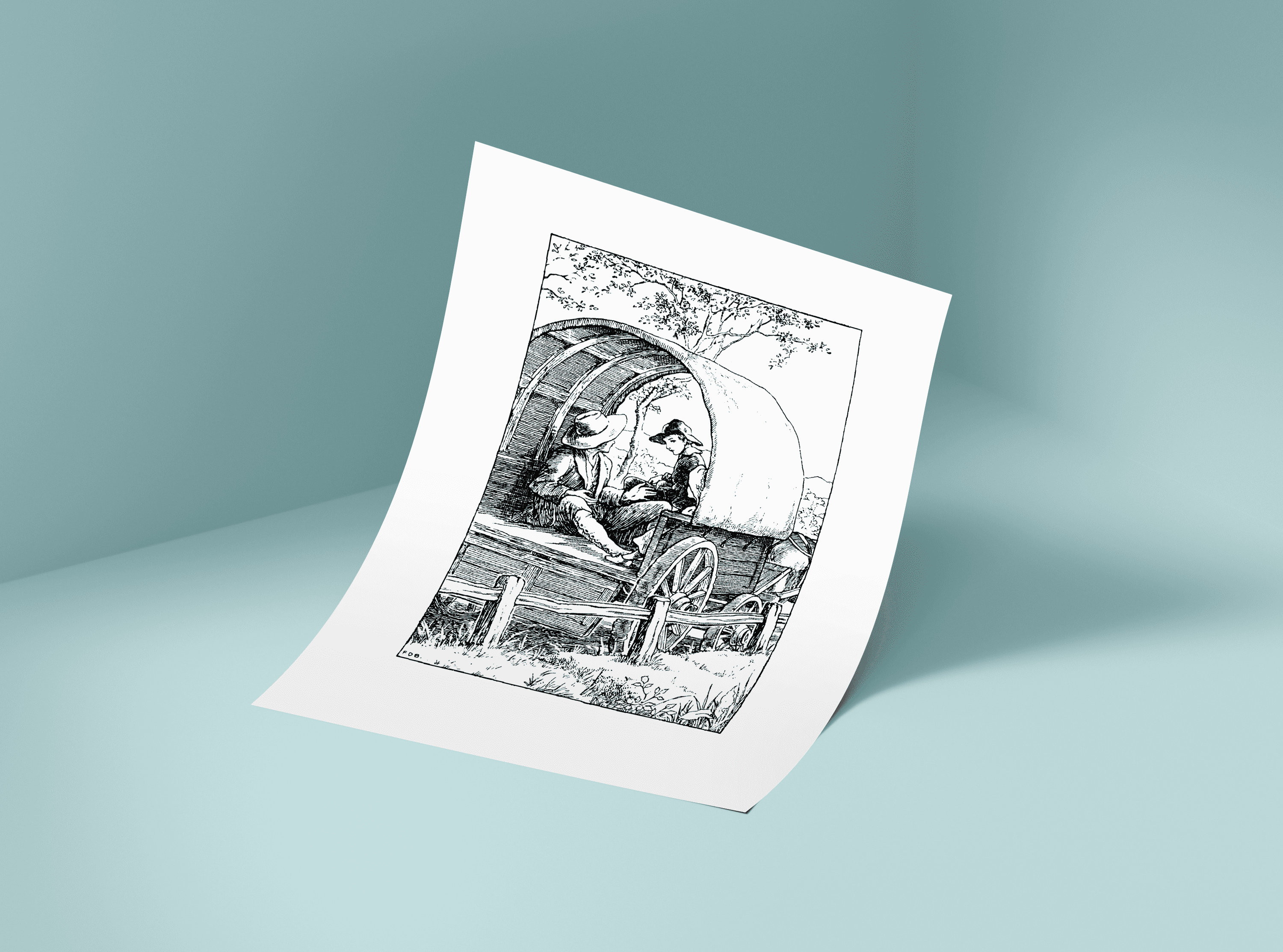 Coloring Pages Classical Tales Wagon Train Coloring Page Instant ...