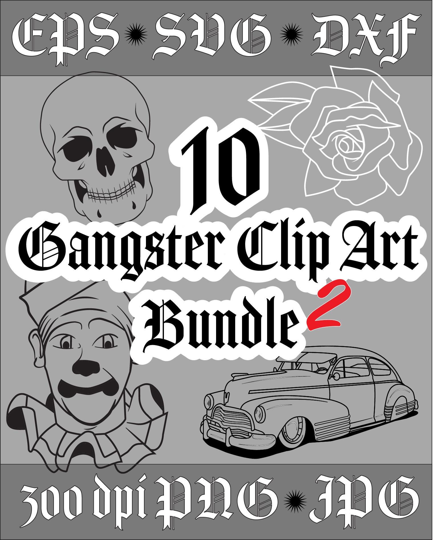 Gangster Clip Art/chicano Clip Art/ Chicano PNG/ Lowrider Png/ Rose Png ...
