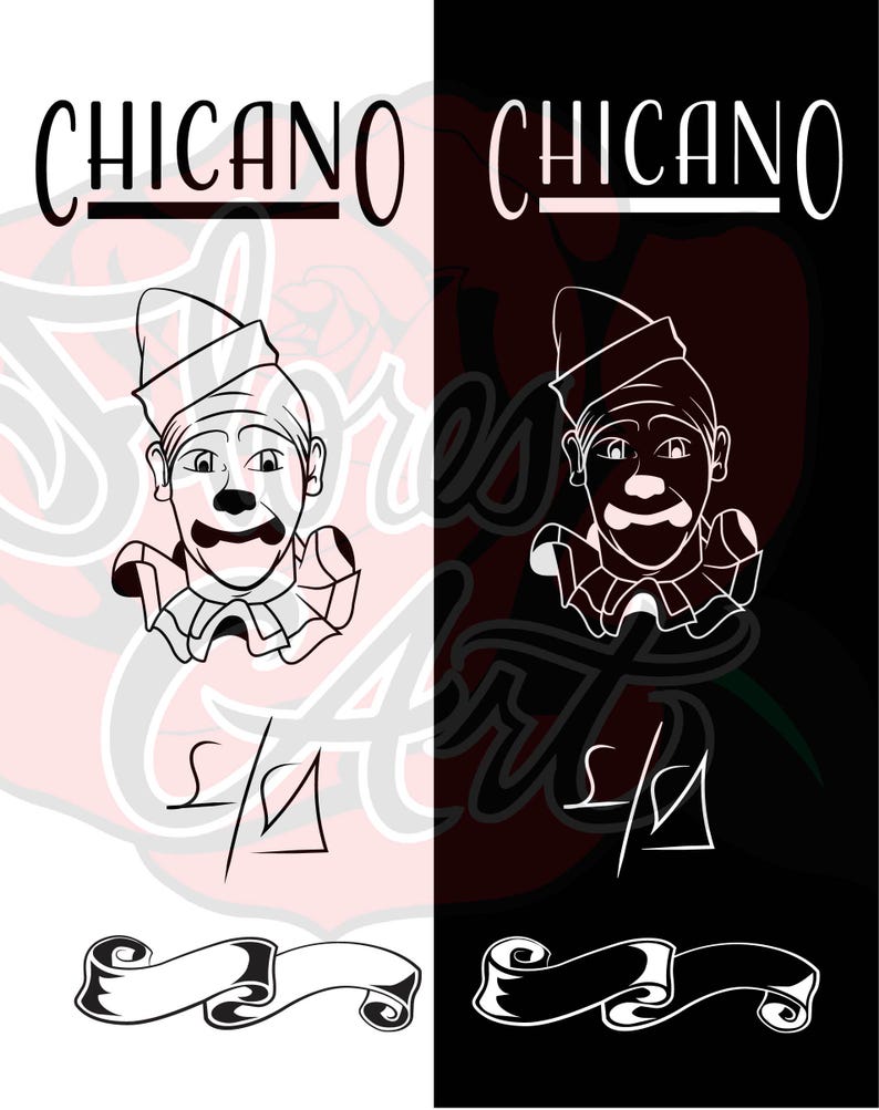 Gangster Clip Art/chicano Clip Art/ Chicano PNG/ Lowrider Png/ Rose Png ...