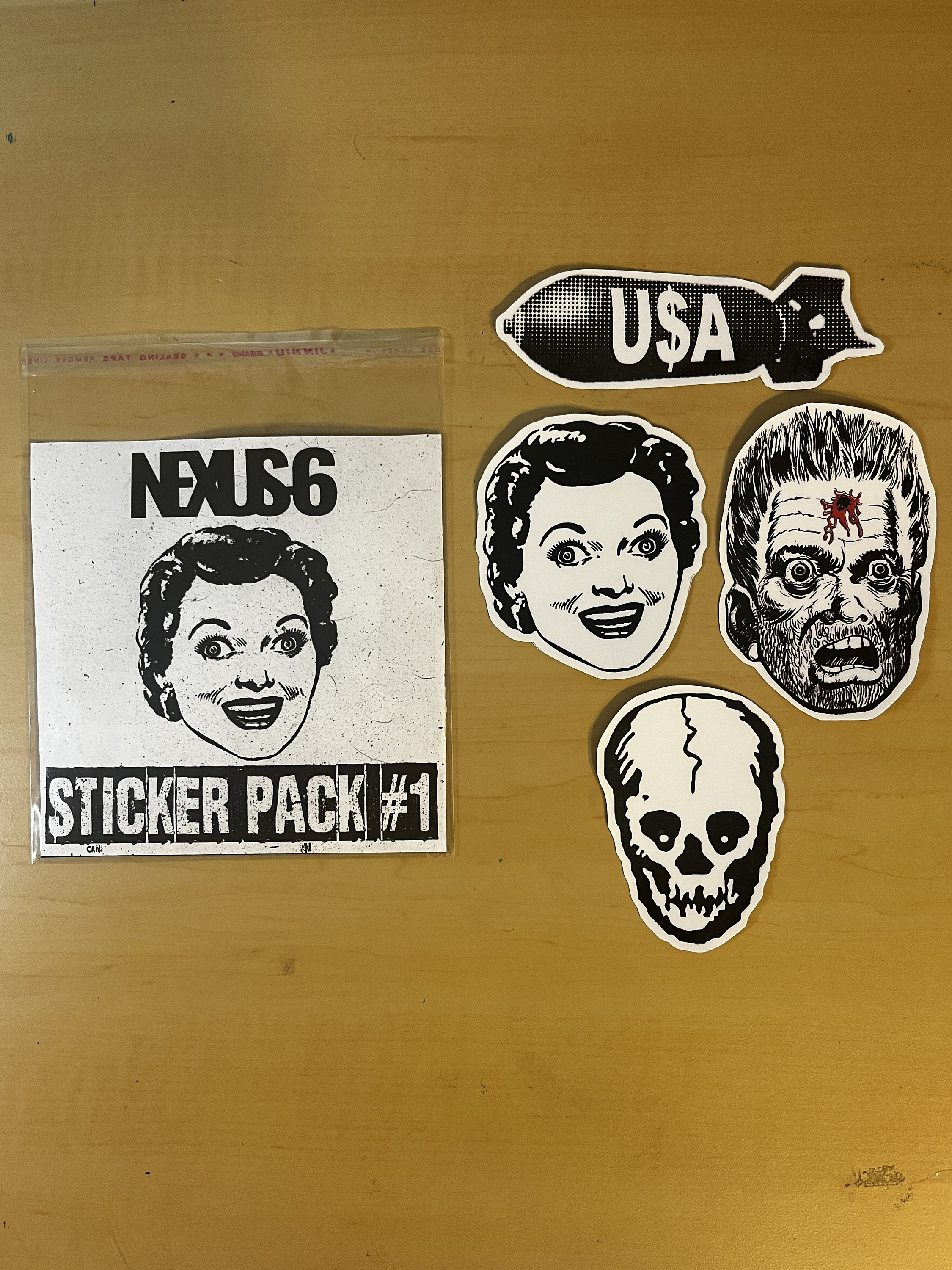 Street Art Stickers Slap Stickers Nexus-6 Sticker 4-pack - Etsy