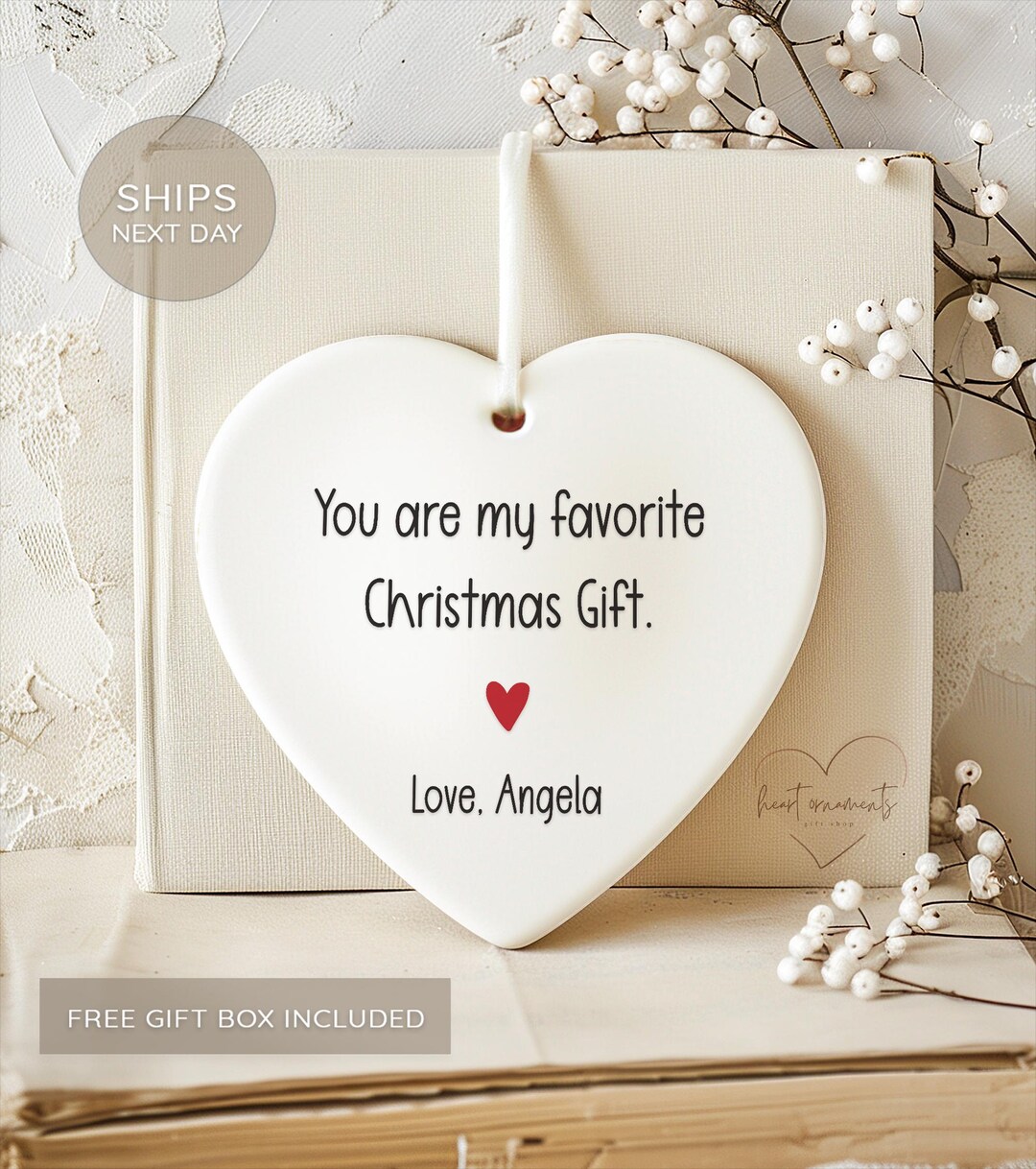 You Are My Favorite Christmas Gift - Personalized Christmas Gift for ...