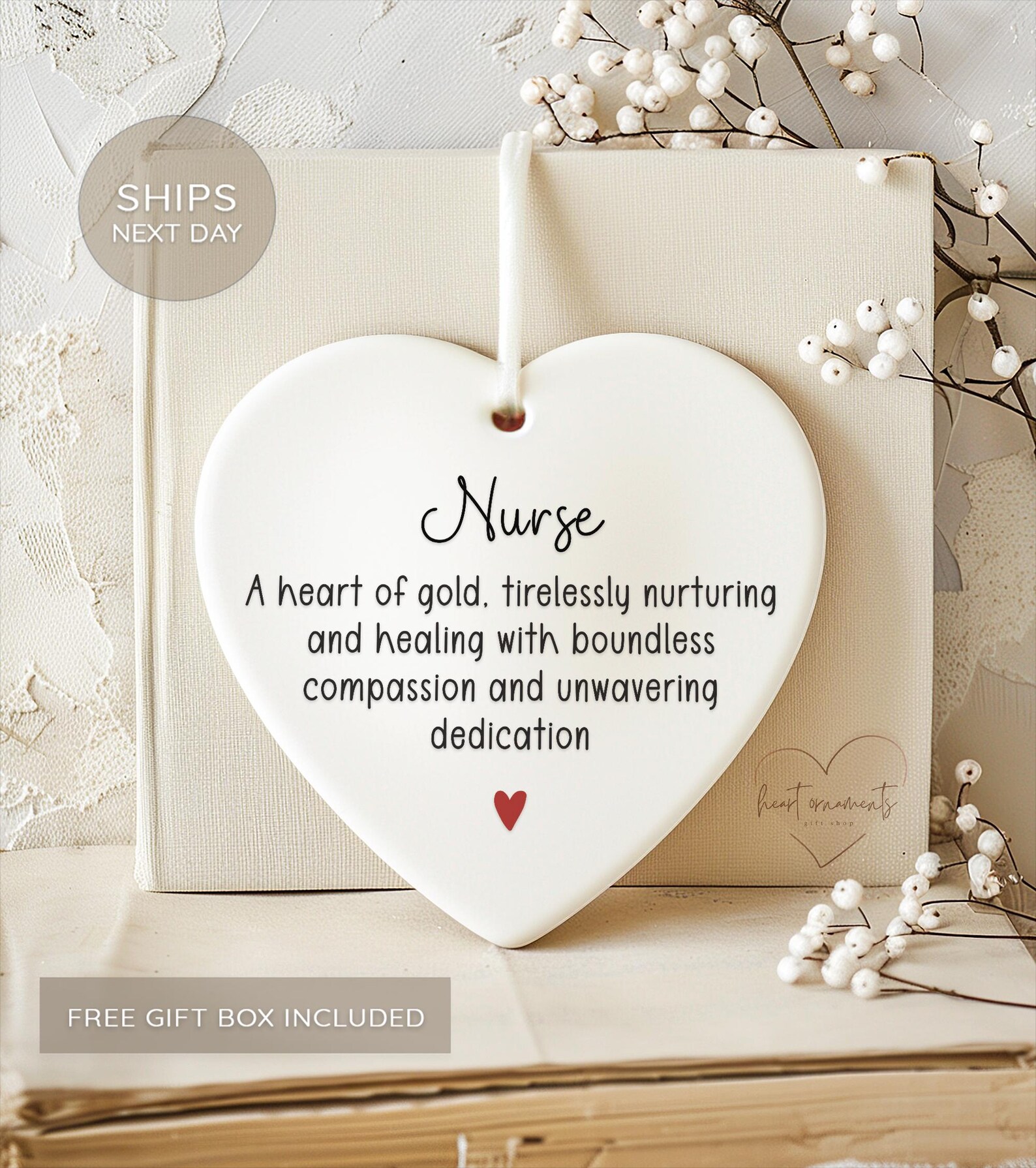 Nurse Gift 2026 - Christmas Ornament Gift for Nurse - RN Gift - New ...