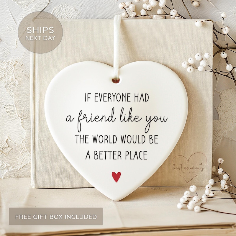 Best Friend Heart - Etsy