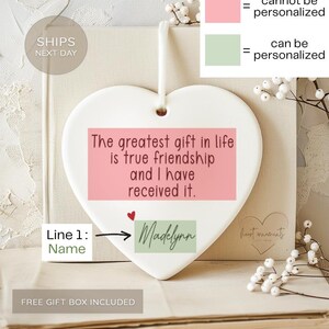 The Greatest Gift in Life is True Friendship - Personalized Friend ...