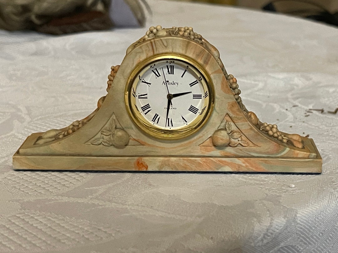 Aynsley Miniature Mantel Clock - "portlandware" - Etsy