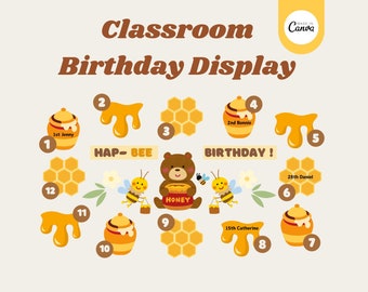 Fruits Themed Classroom Birthday Display, Birthday Bulletin Board ...