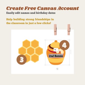 Honey Bee Themed Classroom Birthday Display, Birthday Bulletin Board ...