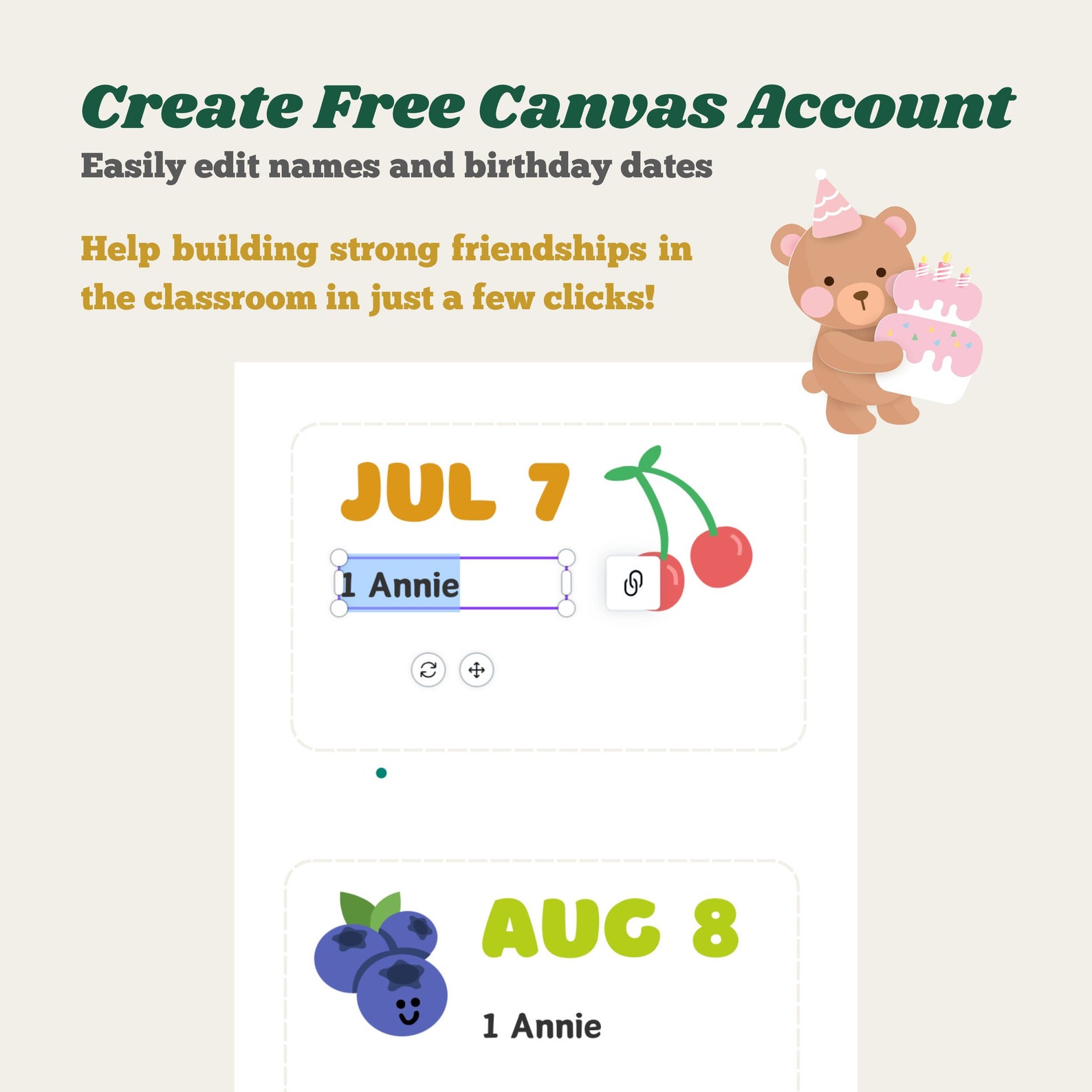 Fruits Themed Classroom Birthday Display, Birthday Bulletin Board ...