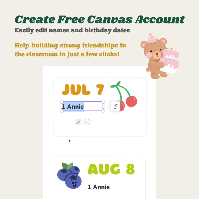 Fruits Themed Classroom Birthday Display, Birthday Bulletin Board ...