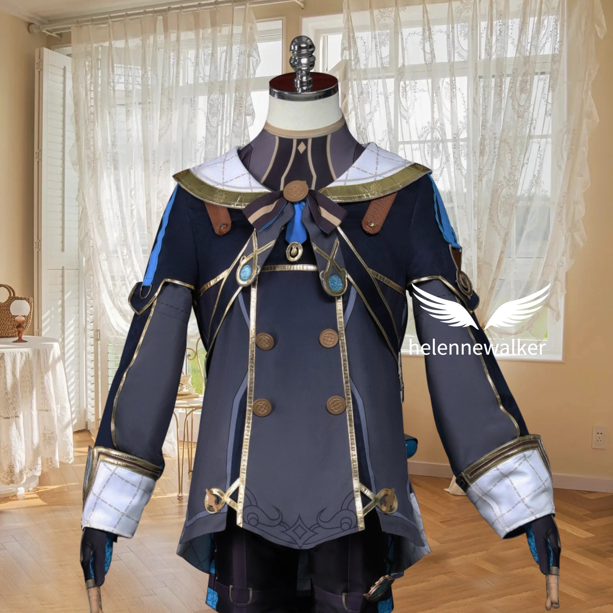 Genshin Impact Freminet Cosplay Costume Role Play Comic Con Outfits ...