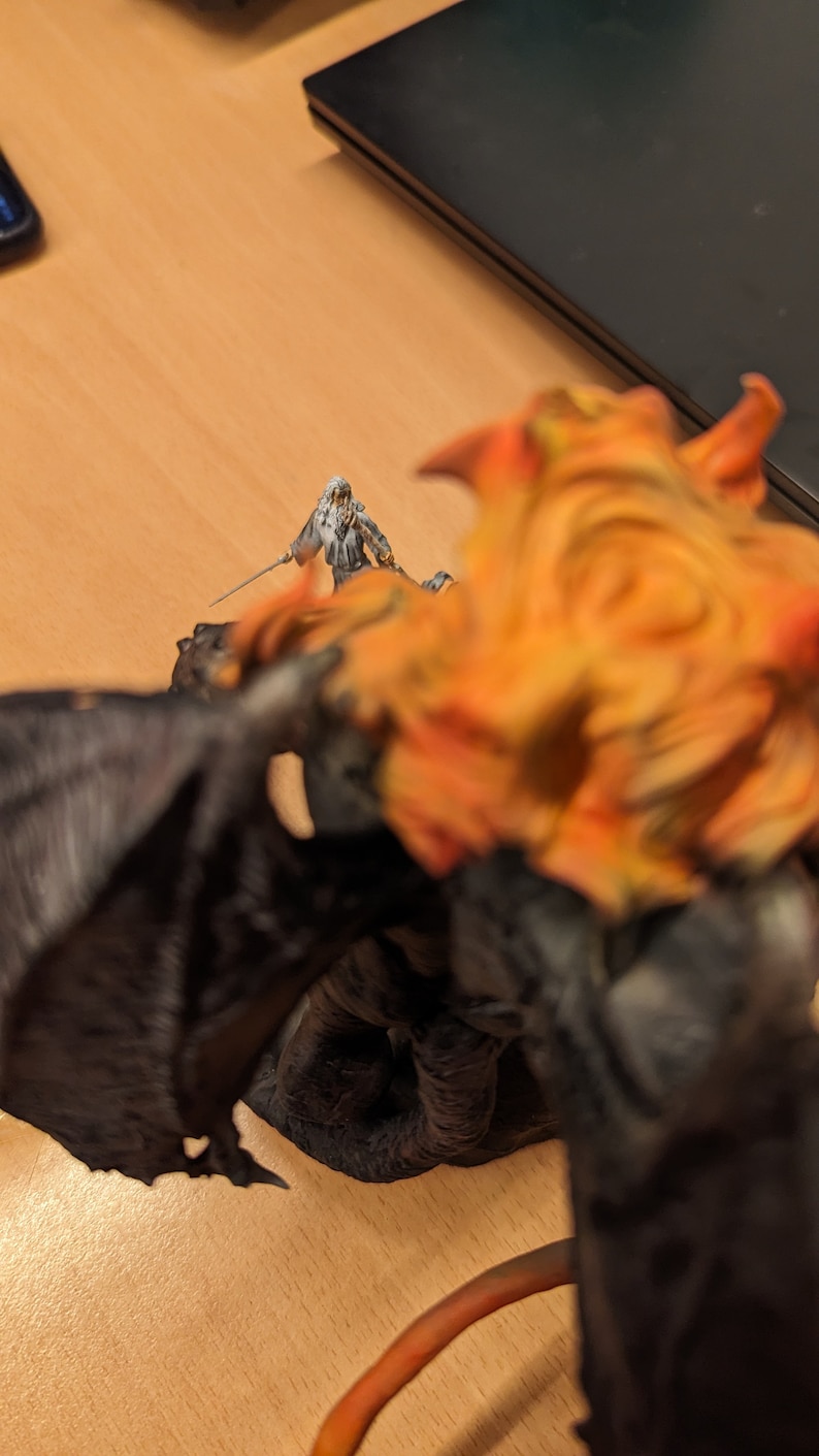 Balrog and Gandalf the Grey, 3D Printed Statue , for Boyfriend ...