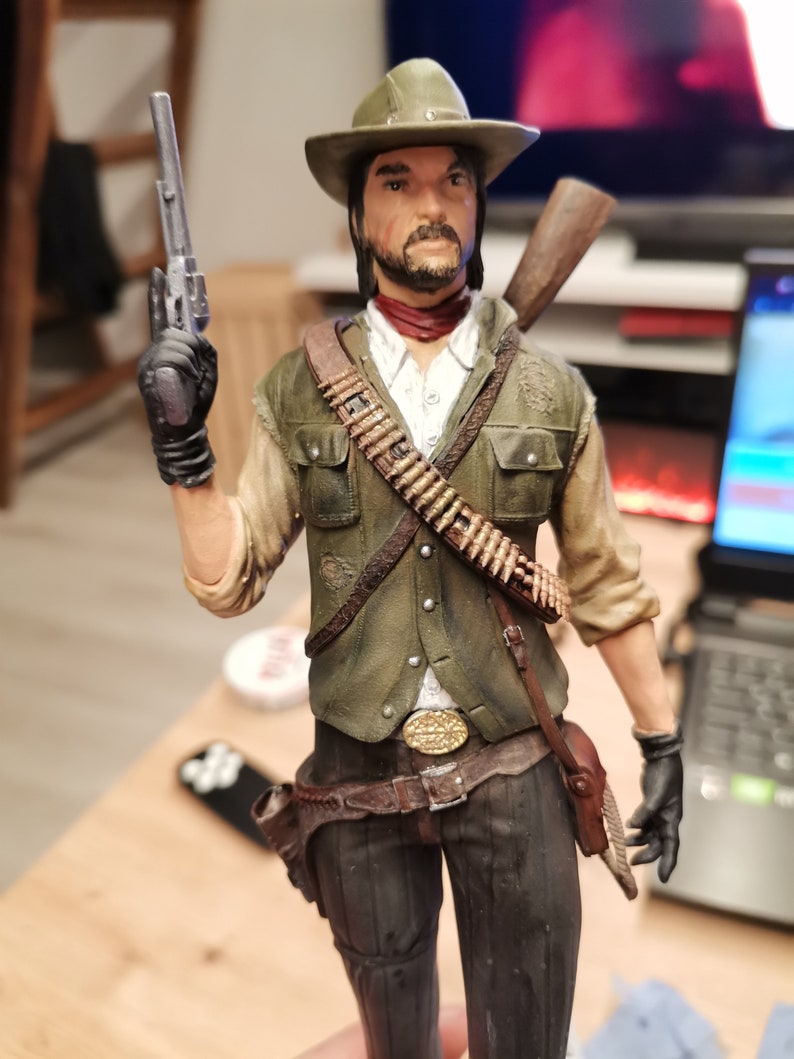 John Marston From Red Dead Redemption, 3D Printed and Painted, for ...