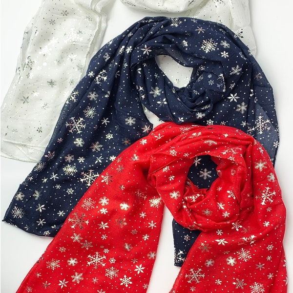 Christmas Scarf Women - Etsy UK