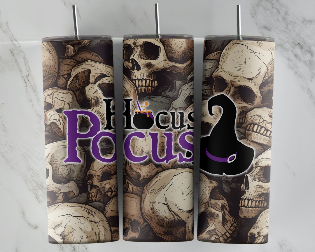 Hocus Pocus Tumbler Design, 20 Oz Skinny Tumbler Design, Sublimation ...