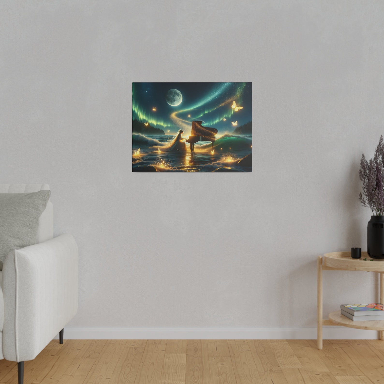Enchanted Serenade: A Moonlit Sonata by the Sea - Etsy