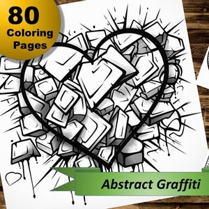 graffiti coloring pages love