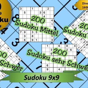 800 Sudoku Puzzles Easy to Very Hard With Solution, 800 Printable ...