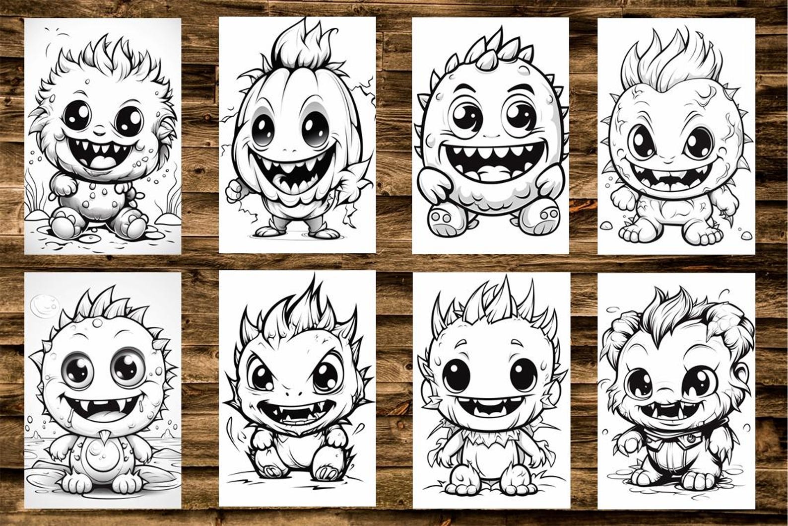 100 Little Monster, Coloring Pages, Coloring Book, Coloring Pages ...