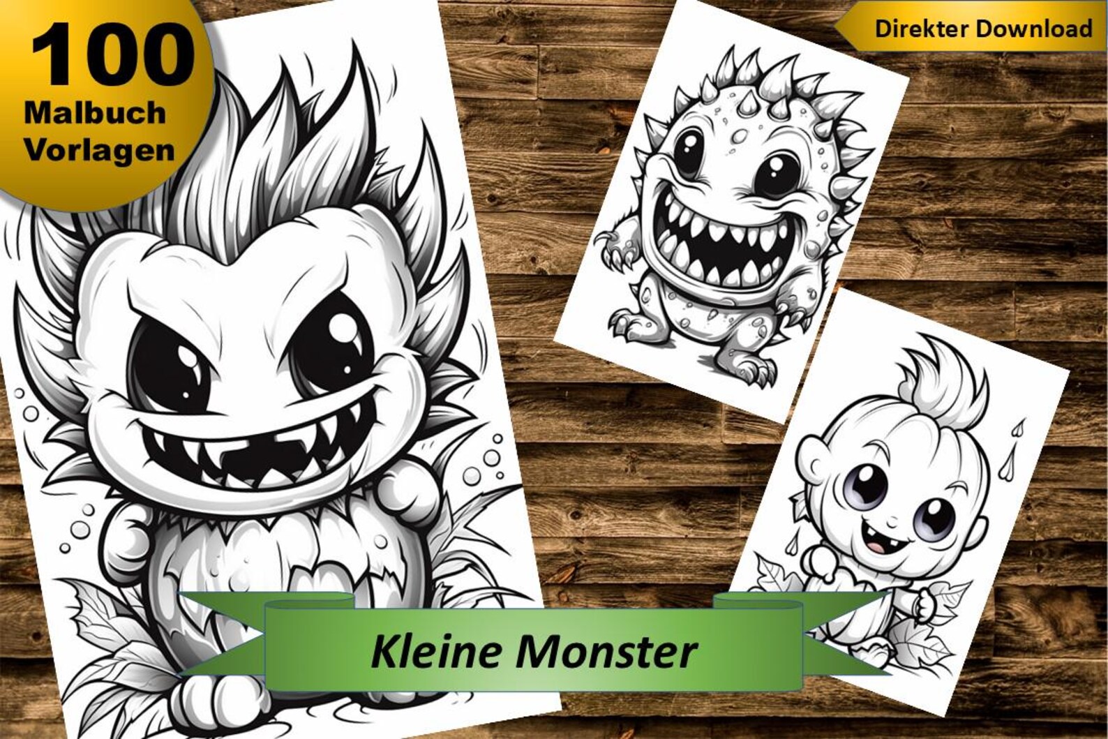 100 Little Monster, Coloring Pages, Coloring Book, Coloring Pages ...